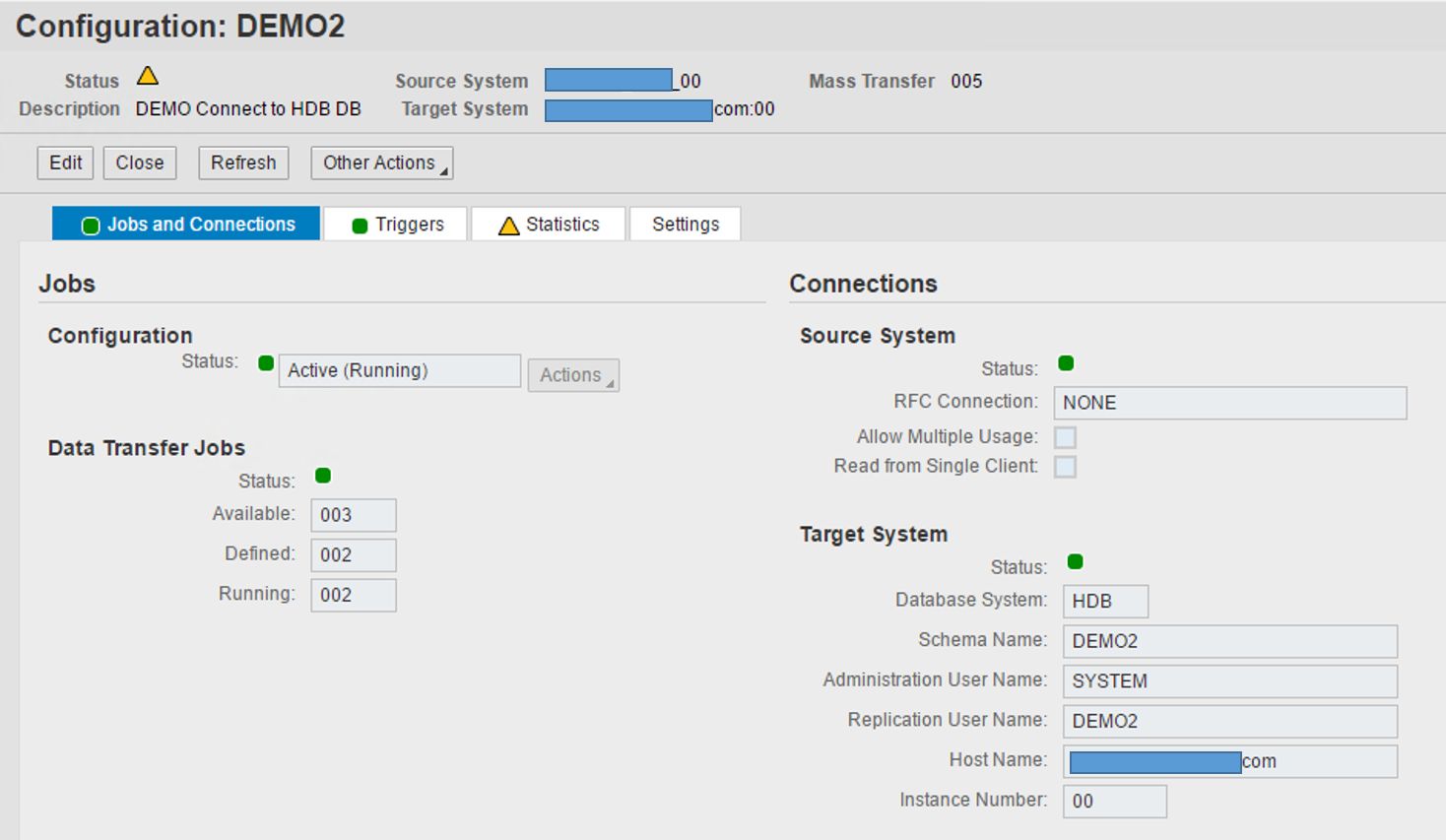 SAP Monitoring including SLT Monitoring