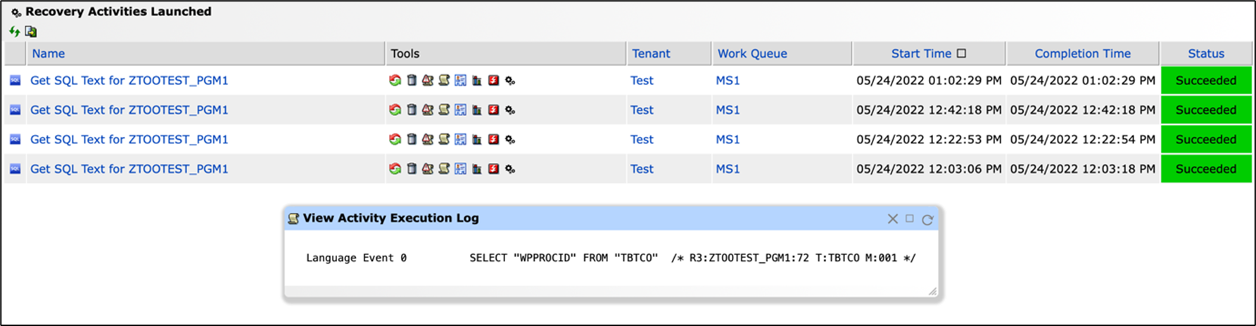 SAP Monitoring Long-running Transaction and Expensive SQL Analysis