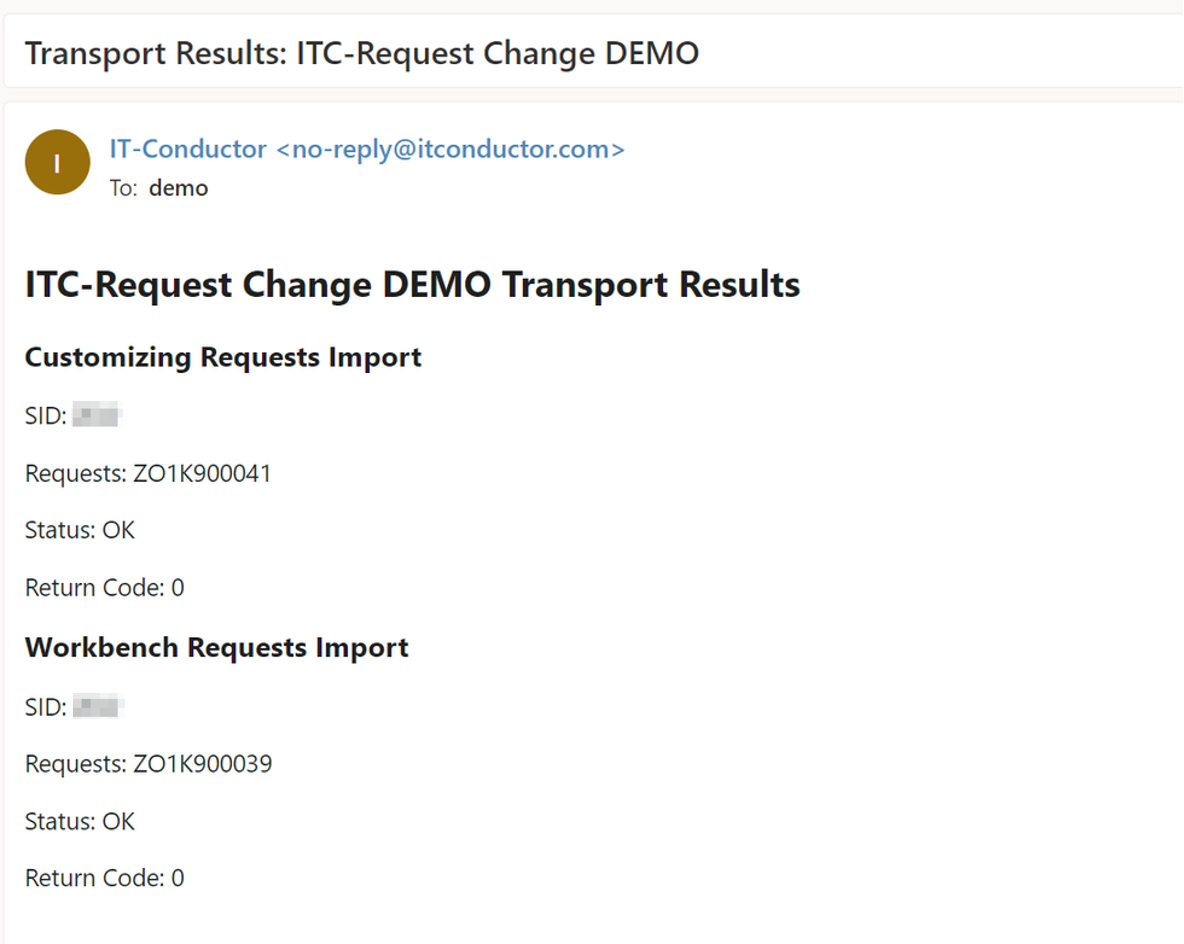 Automated SAP Transport Request Management