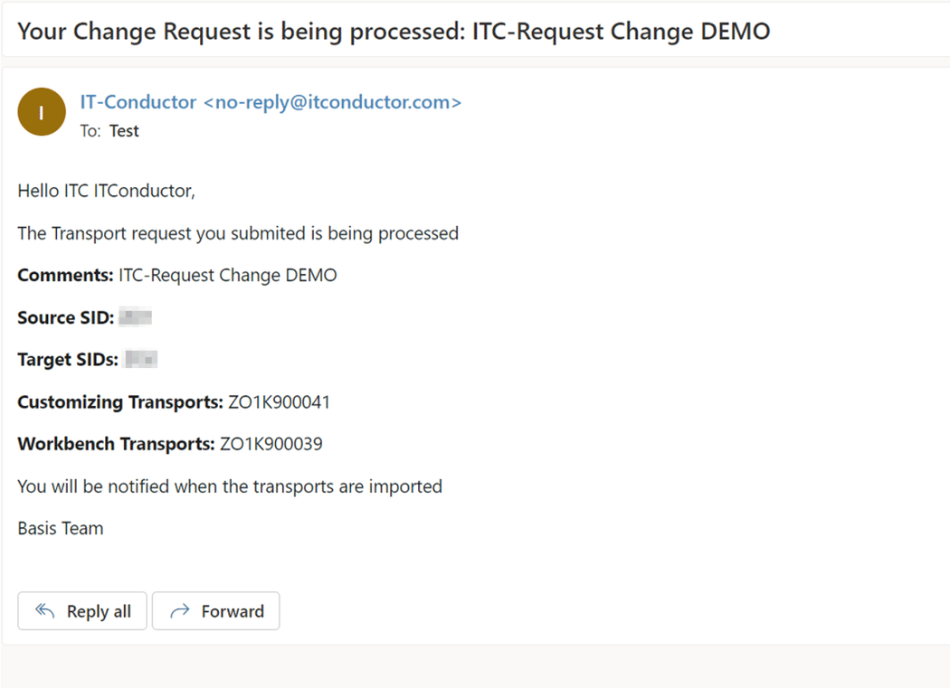 Automated SAP Transport Request Management