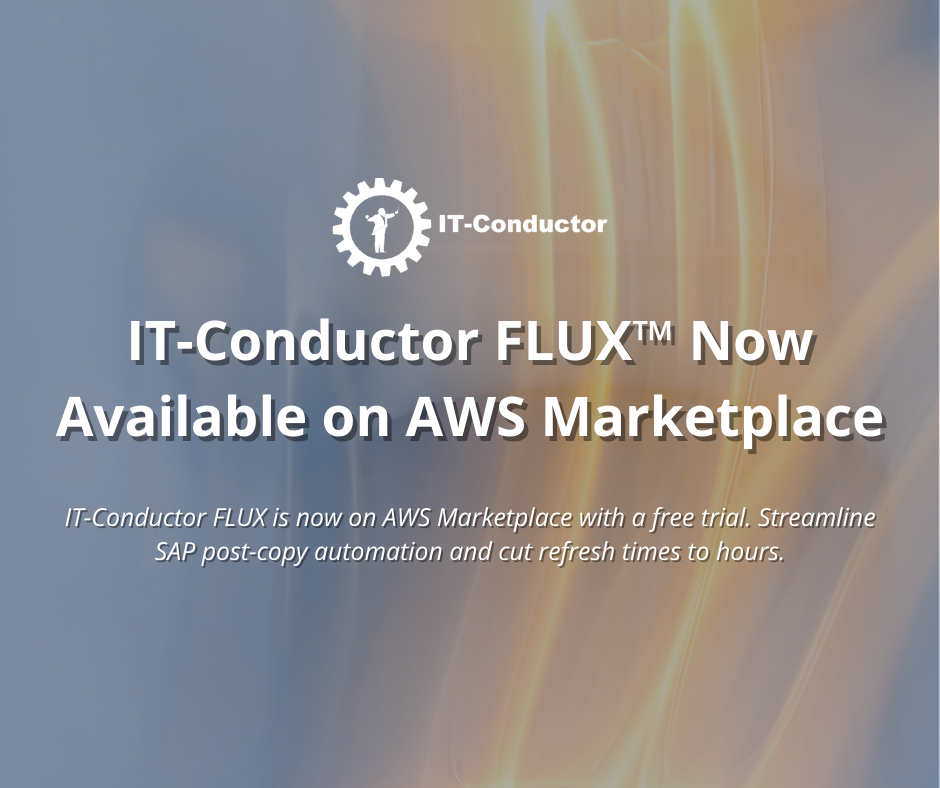 IT-Conductor FLUX™ Now Available on AWS Marketplace