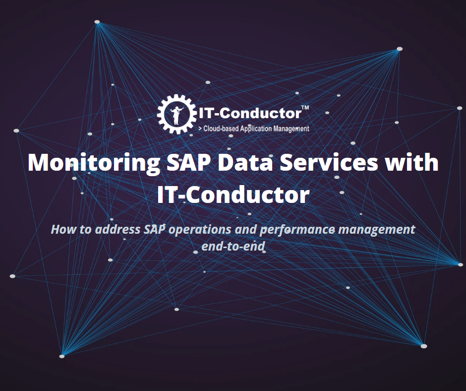 Monitoring SAP Data Services with IT-Conductor